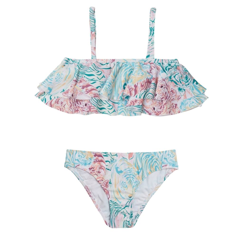 Marie Raxevsky Animals Double Ruffled Bikini | The Little Sunshine Store