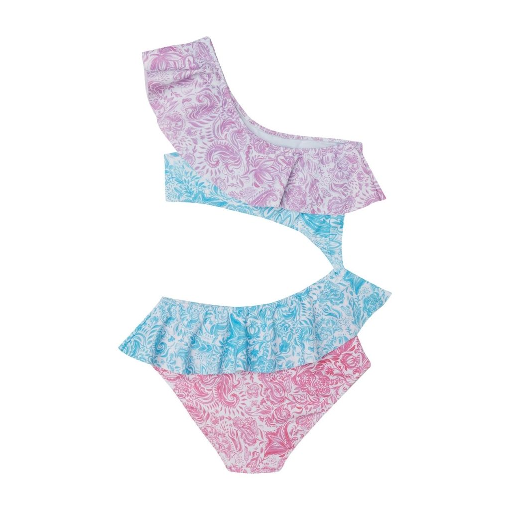 Marie Raxevsky Paisley Mix Cut-Out Swimsuit | The Little Sunshine Store