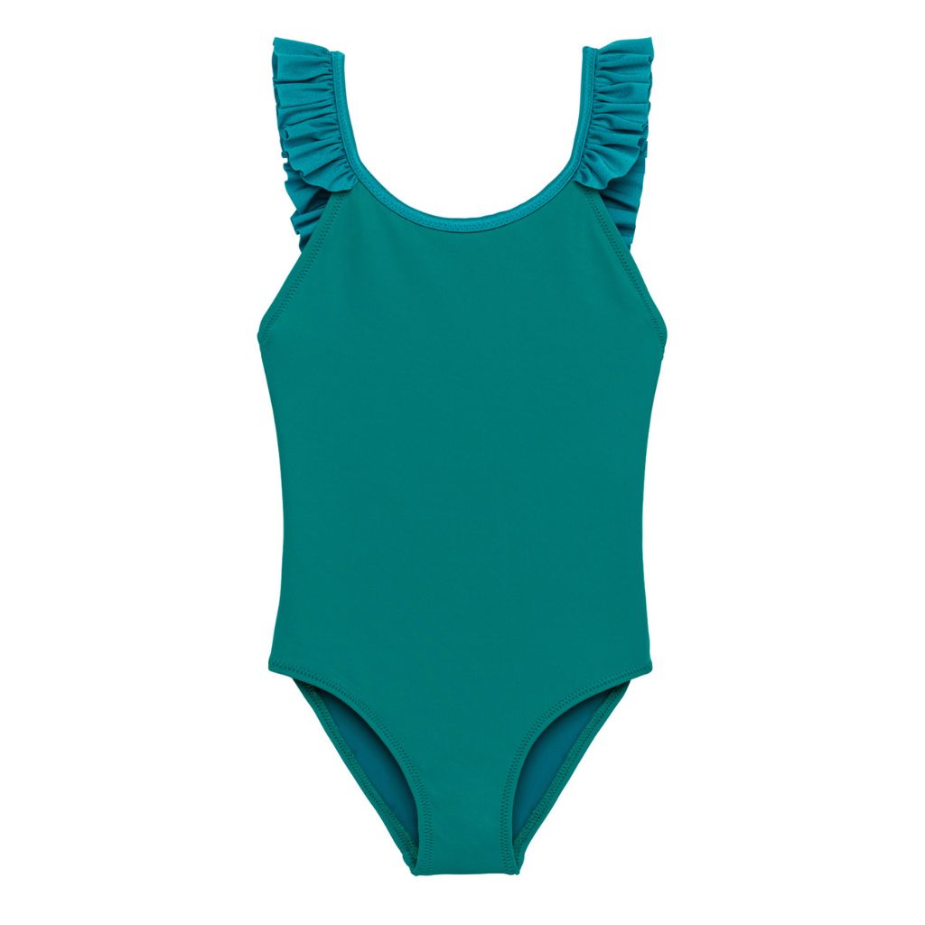 Lison Paris Bora Bora Children's Swimsuit in Jade | The Little Sunshine ...